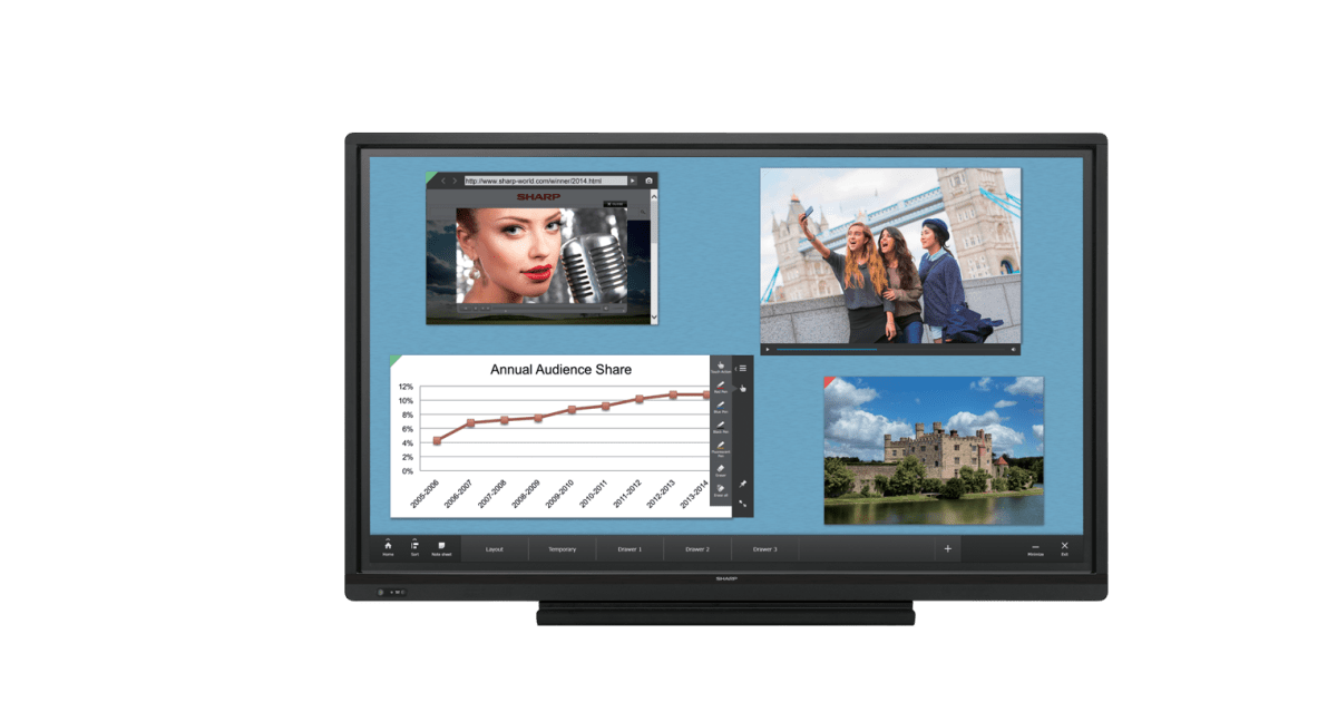 Découvrez les logiciels et accessoires audiovisuels | Sharp